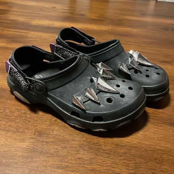 CROCS | Shoes | Marvel X Allterrain Clog Black Panther Crocs Size Men 6 ...